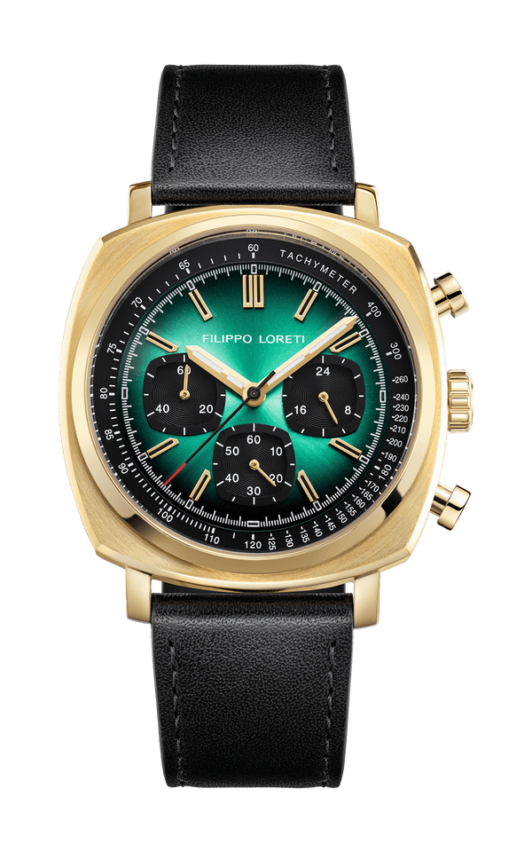 Retro Chrono Verde | Filippo Loreti Watch