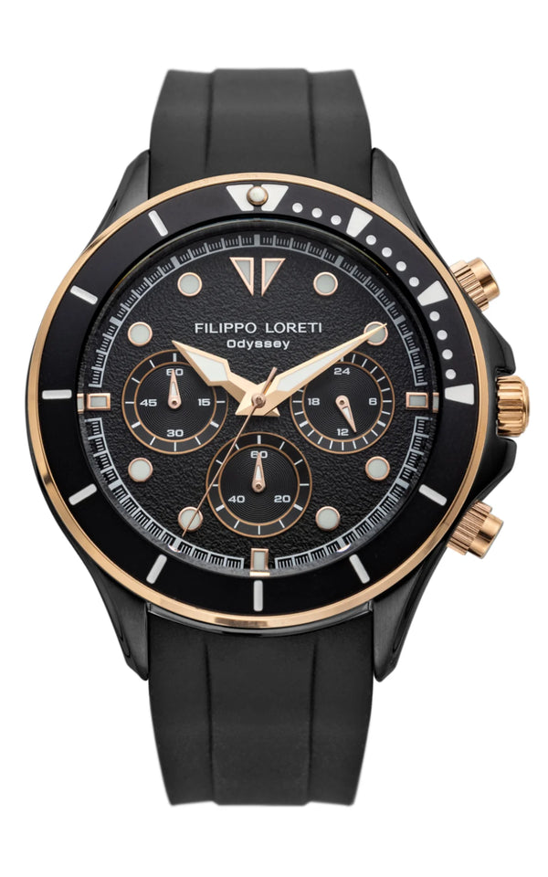 Odyssey Two Tone Green Link | Filippo Loreti Watch